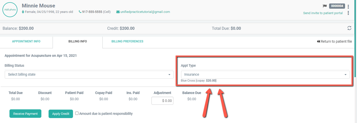 How to Add or Change a Copay