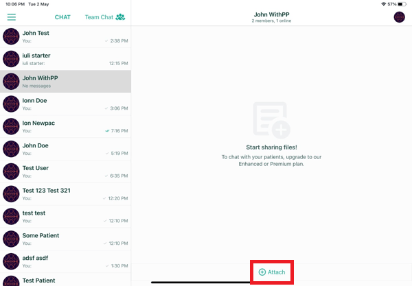 Chat Feature for iPad App!